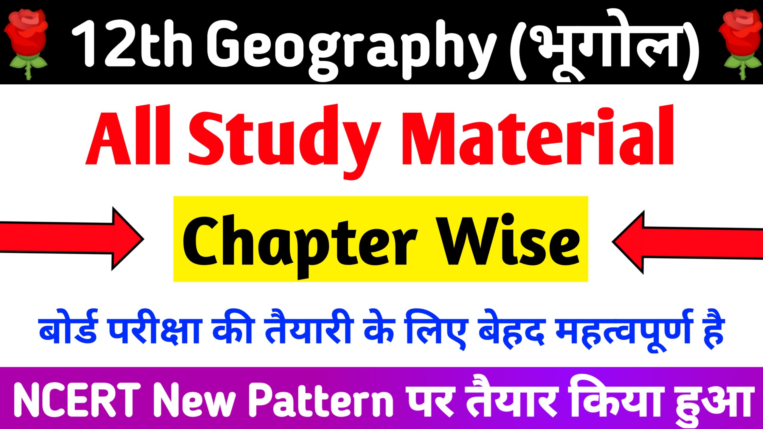 Class 12th Geography All Study Material Chapter Wise